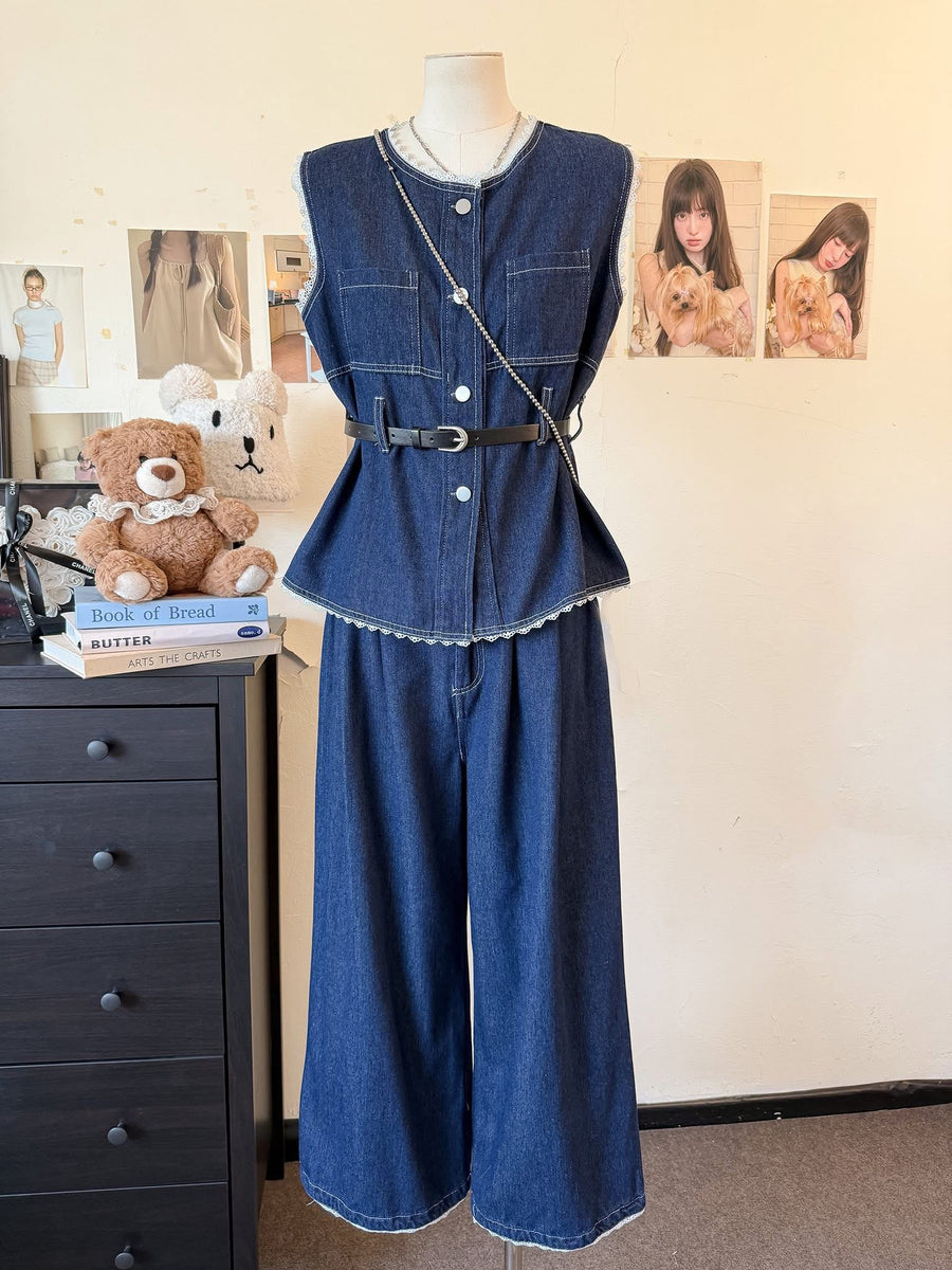 Glorie Denim Terno – Belikeastar